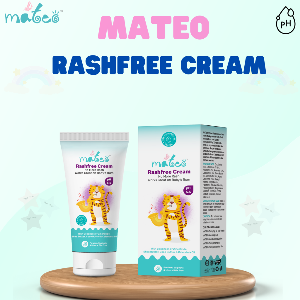Mateo baby Diaper Rash Cream - Gentle Protection for Your Little One's